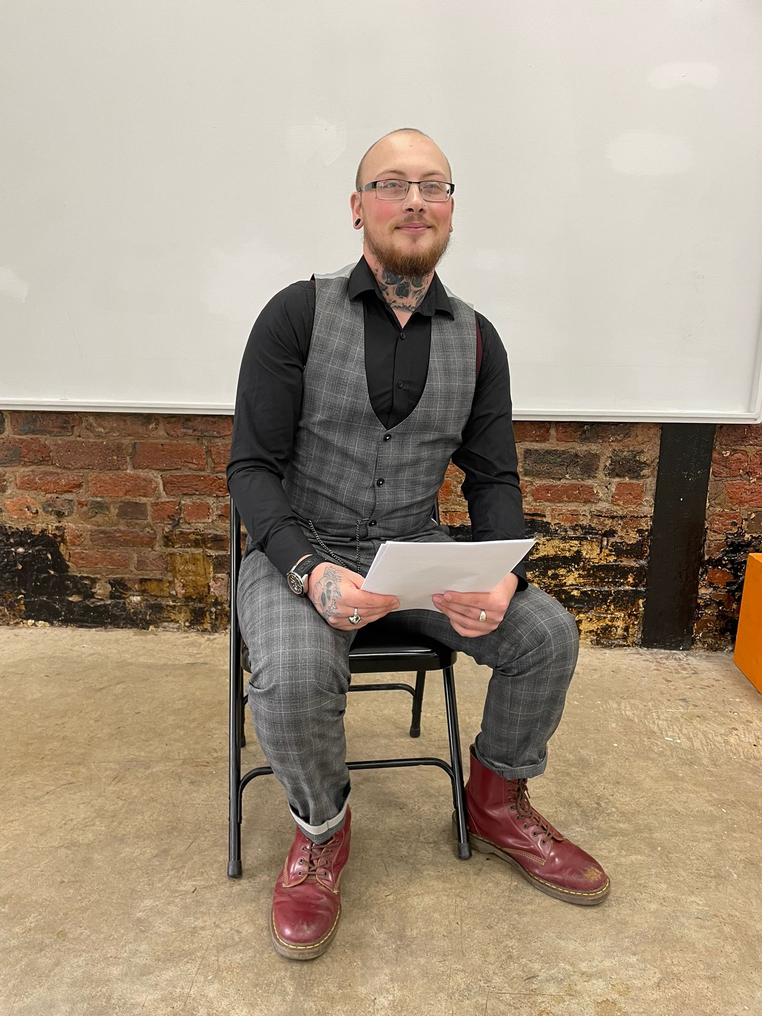 George Say Talks To Young People At Articulate Cultural Trust - Breathe